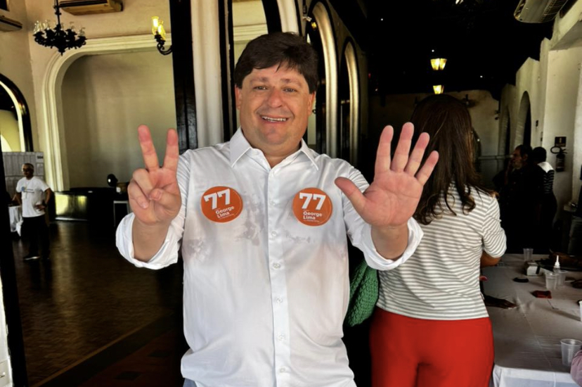 George Lima vota no Ideal Clube ao lado da família - Focus Poder